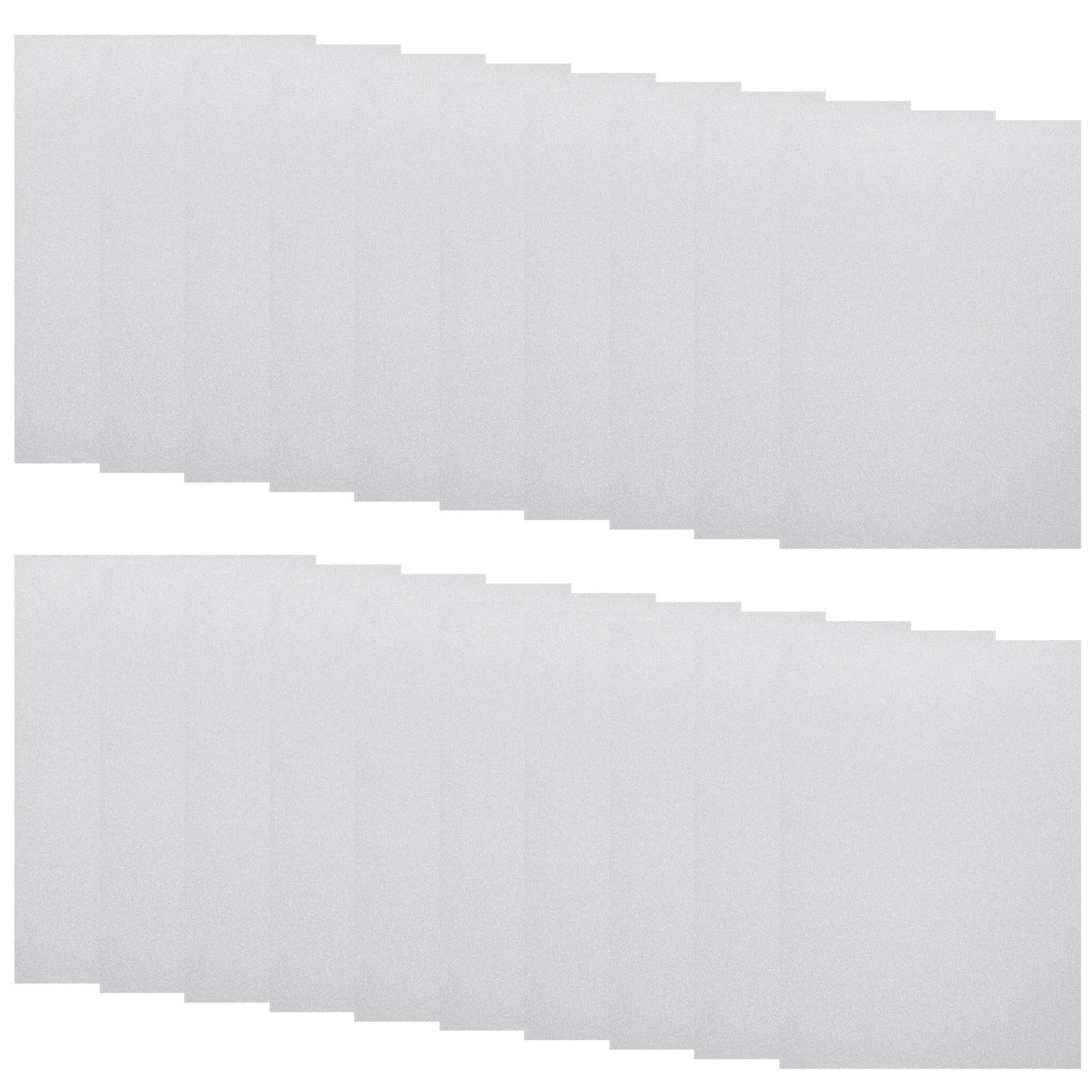 HEMOTON 20-Pack A4 Glitter Craft Paper Sheets, Shiny Decorative ...