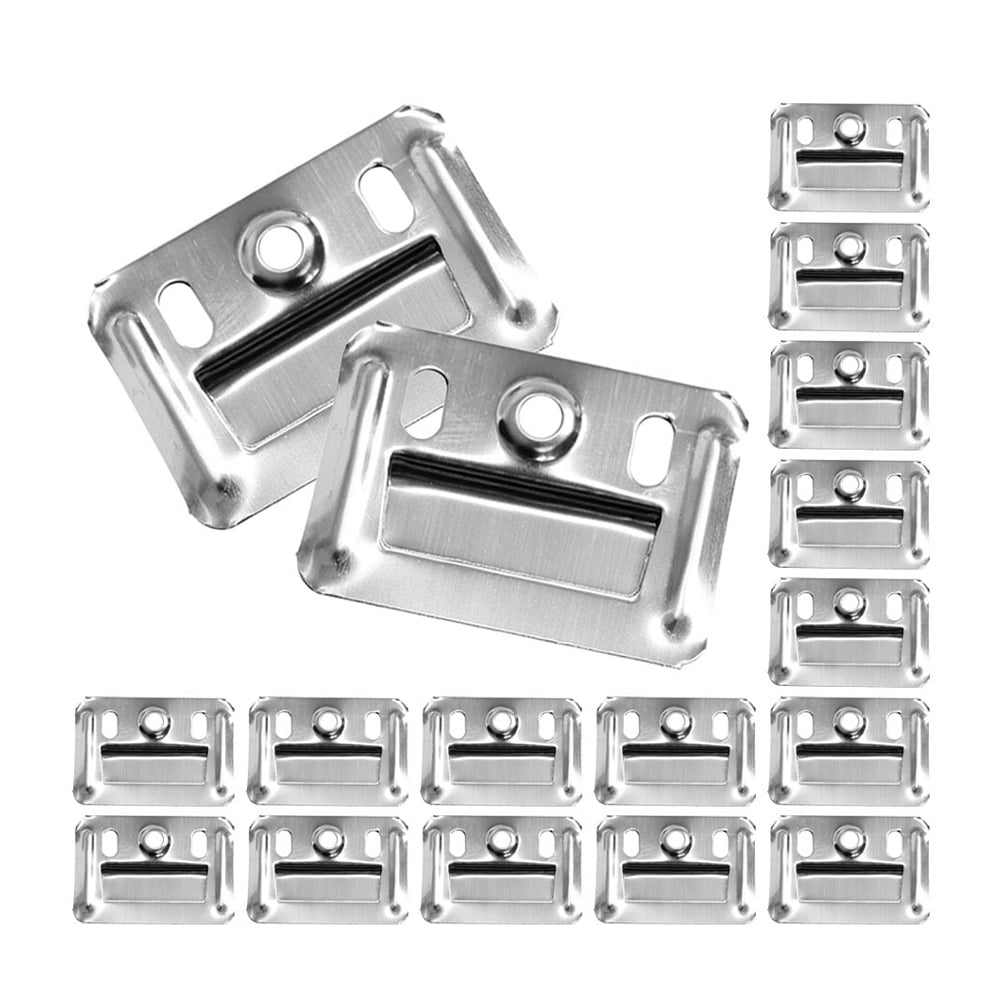 HEMOTON 200 Pcs Stainless Steel Wall Panel Buckle Clamp for Integrated ...