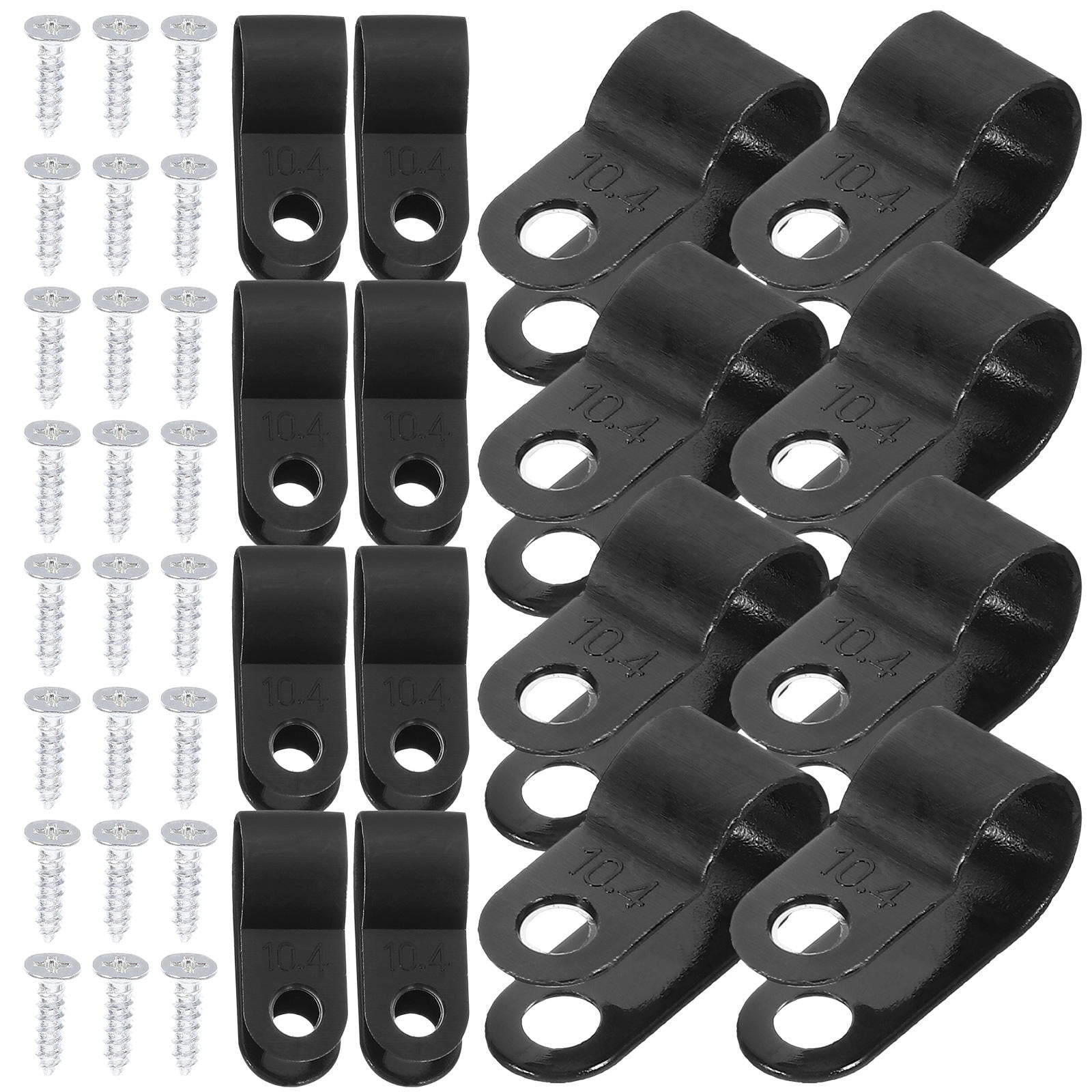 HEMOTON 200 Pcs Wire Fixing Buckle Electrical Cable Covers for Wires ...