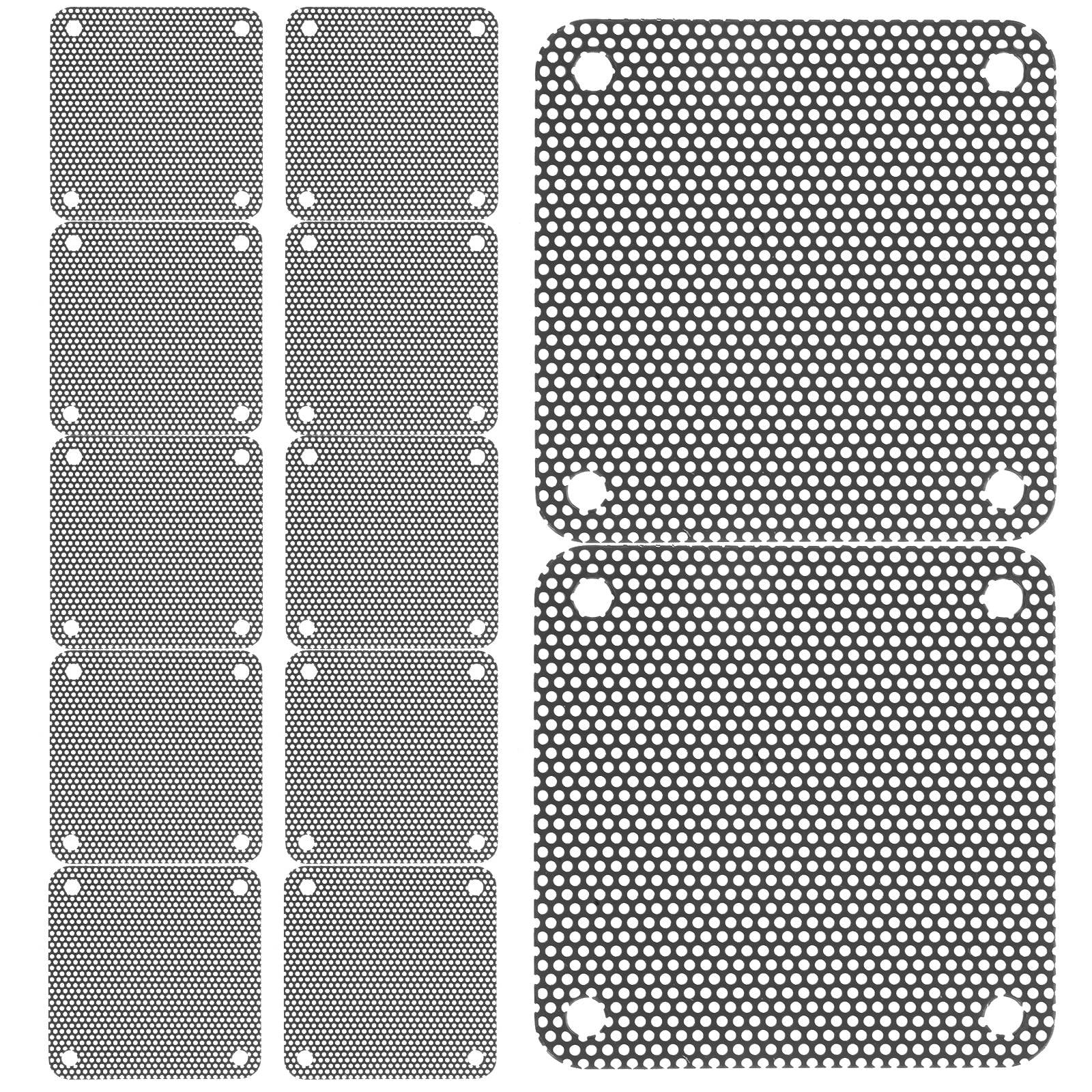 HEMOTON 20PCS 4cm PC Cooler Fan Covers Mesh PVC Strainer Computer ...