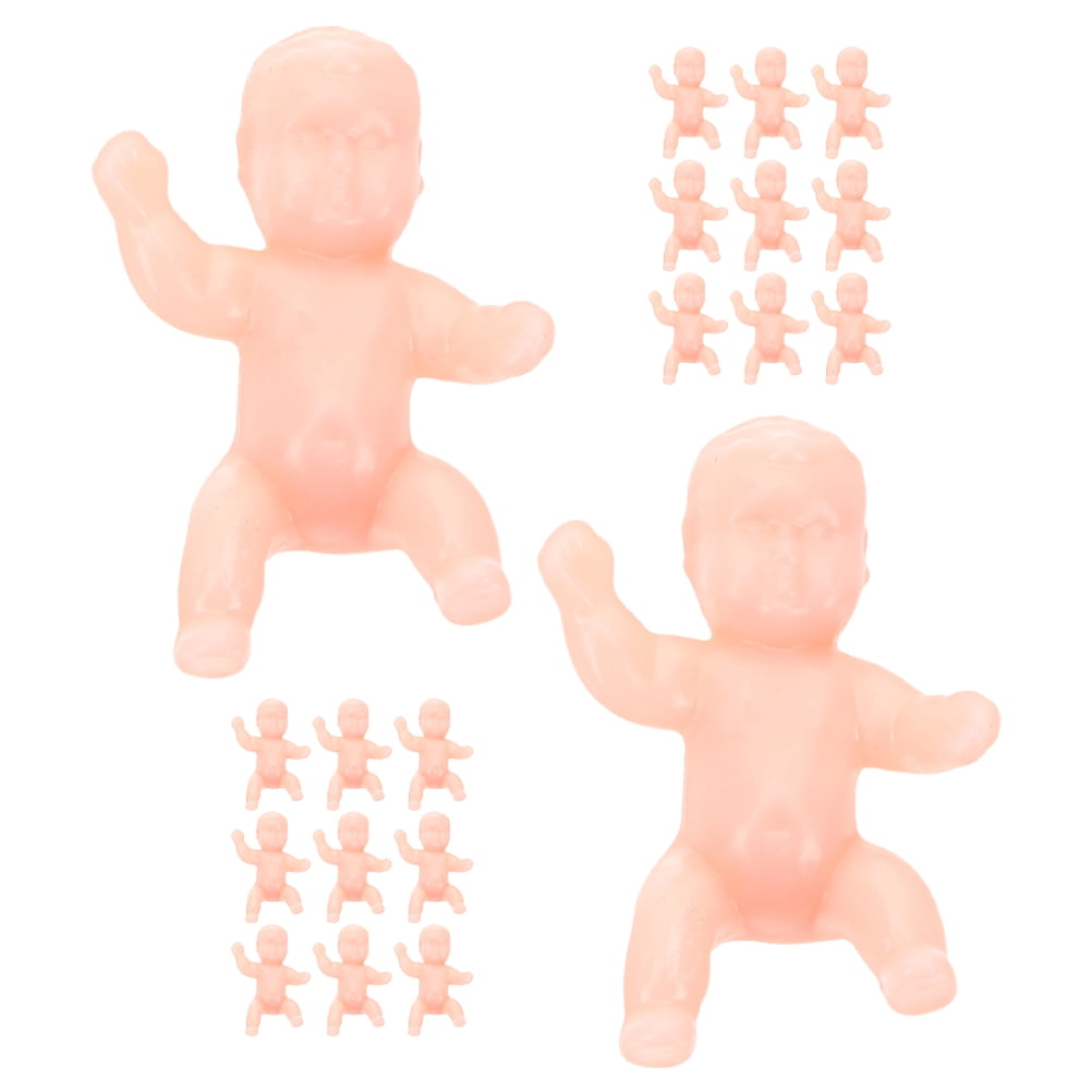 HEMOTON 20Pcs Mini Baby Toy Model Mini Babies Plastic Mini Babies ...