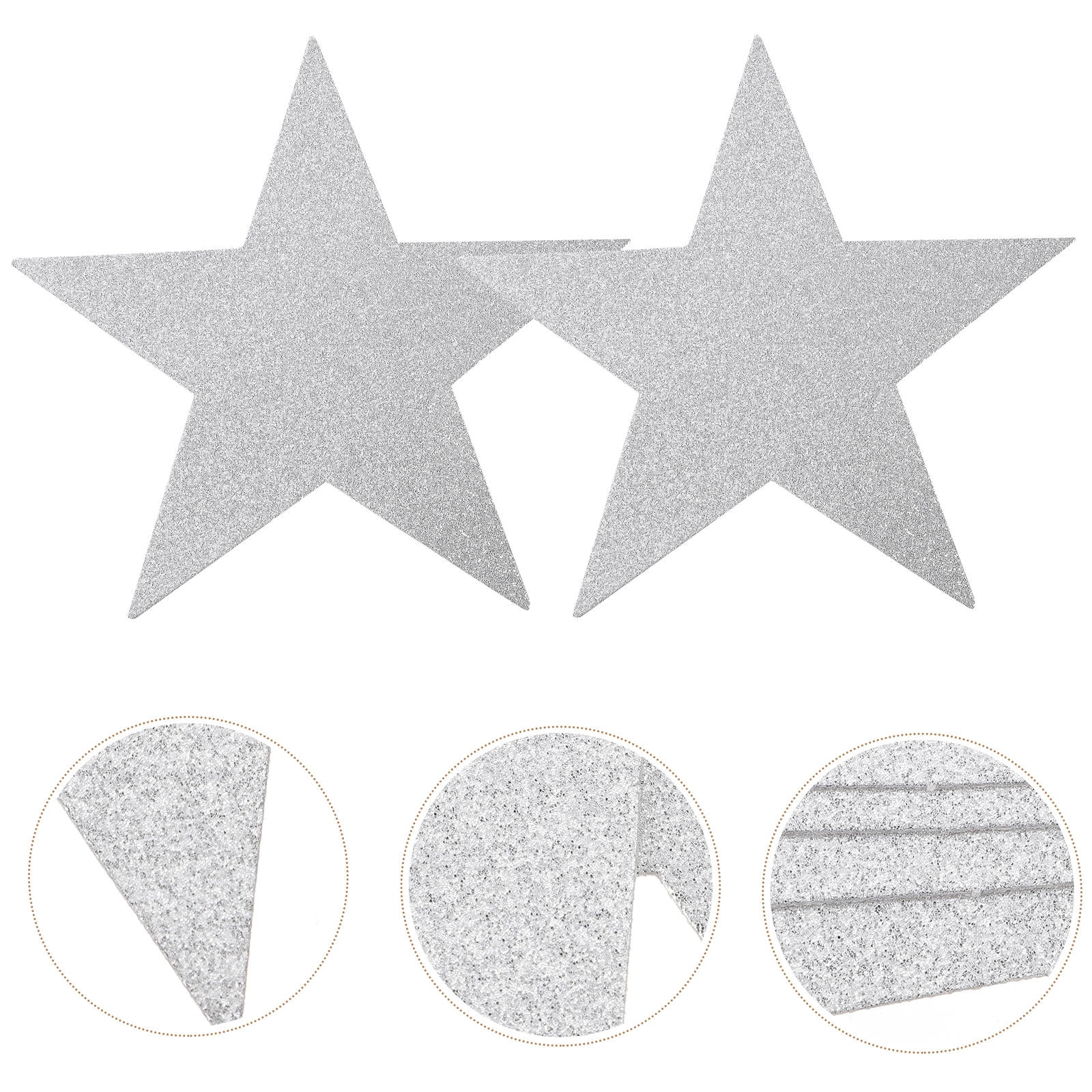 HEMOTON 20Pcs Pentagram Paper Cutouts Decorative DIY Paper Cutouts Kids ...