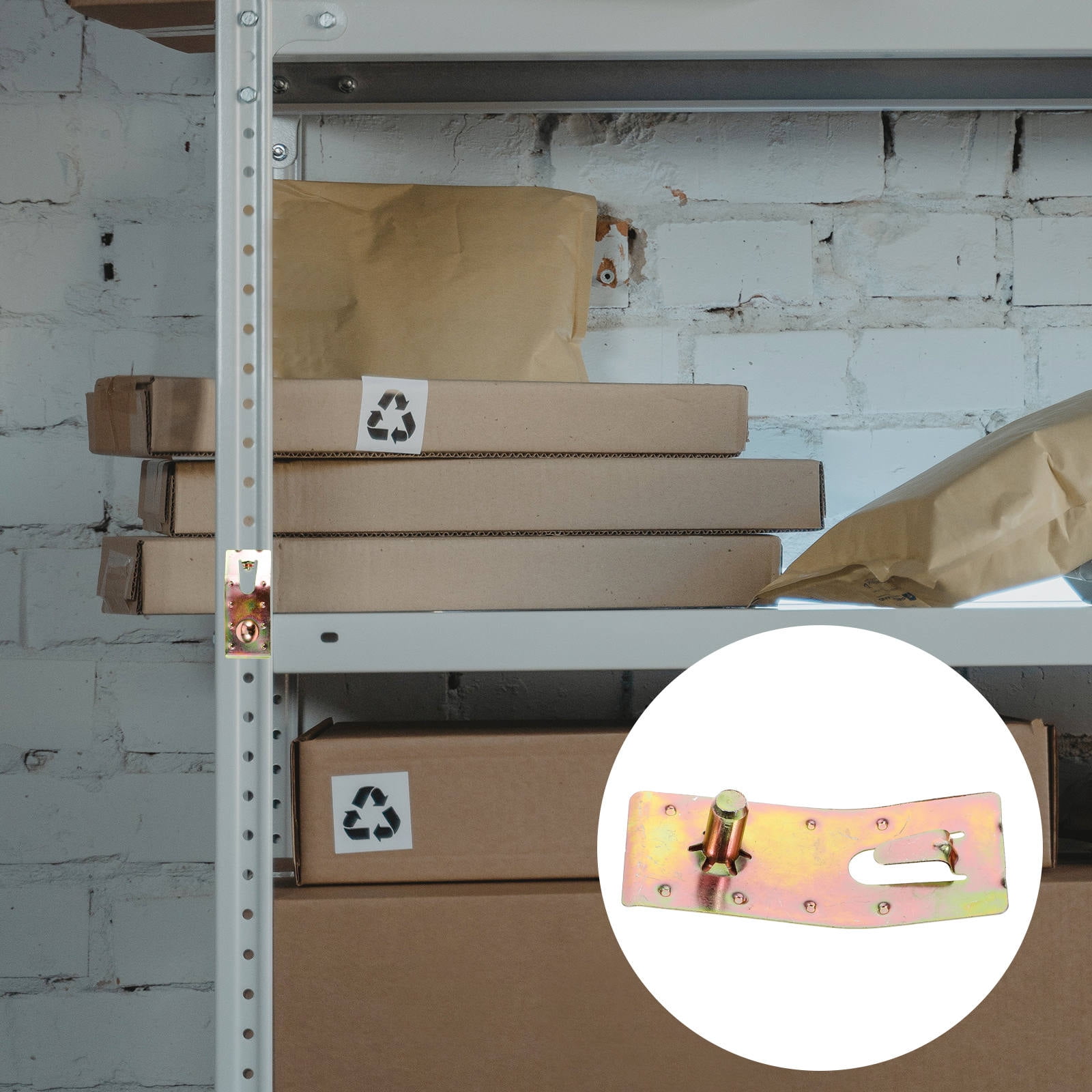 HEMOTON 20-Pack Metal Safety Clips for Warehouse Pallet Racking ...