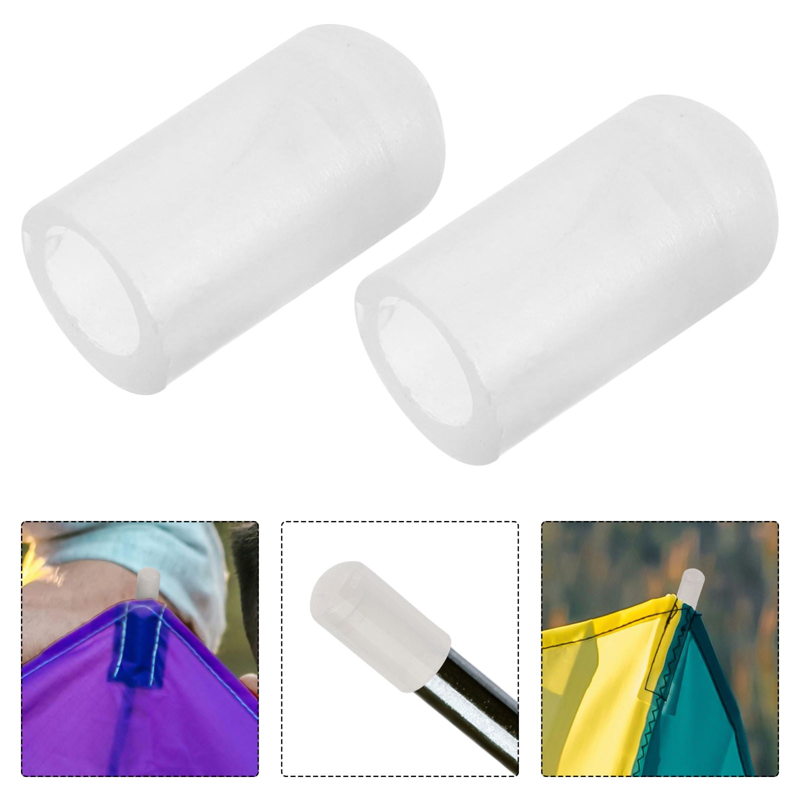 HEMOTON 20pcs DIY Kite Rod Cap For Kids Crafts Plastic For Making Your ...