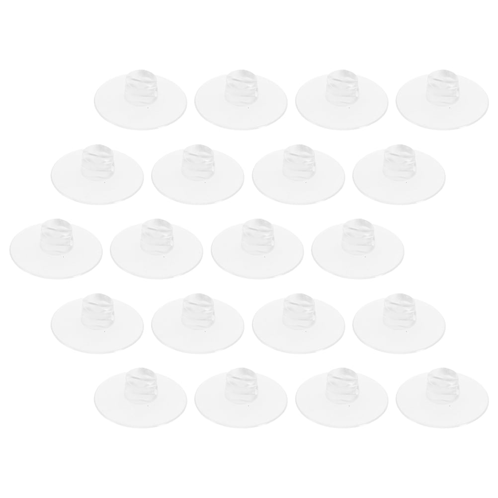HEMOTON 20pcs Suction Cup Wire Holders Flat Suction Cup For Tile Walls ...