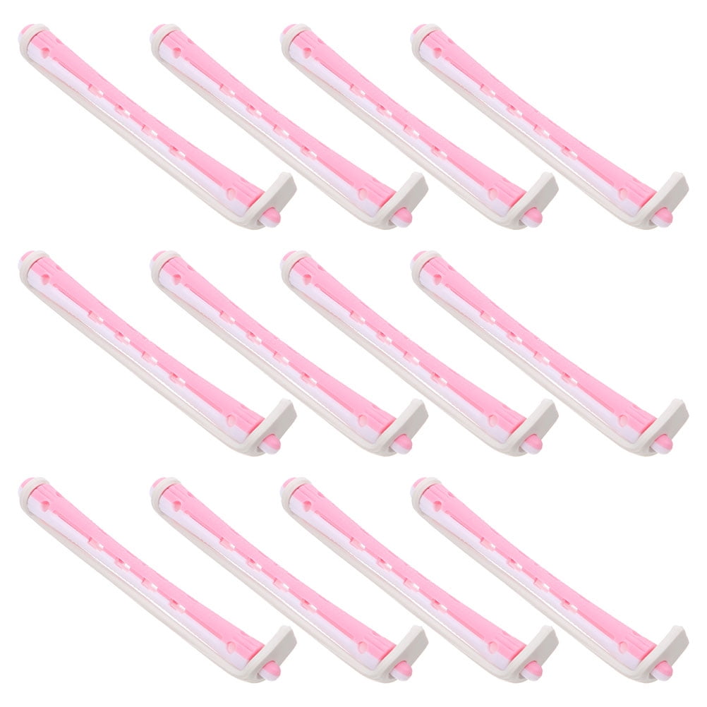 HEMOTON 24pcs Curling Perm Rods Plastic Hair Rollers Short Hair Curlers ...