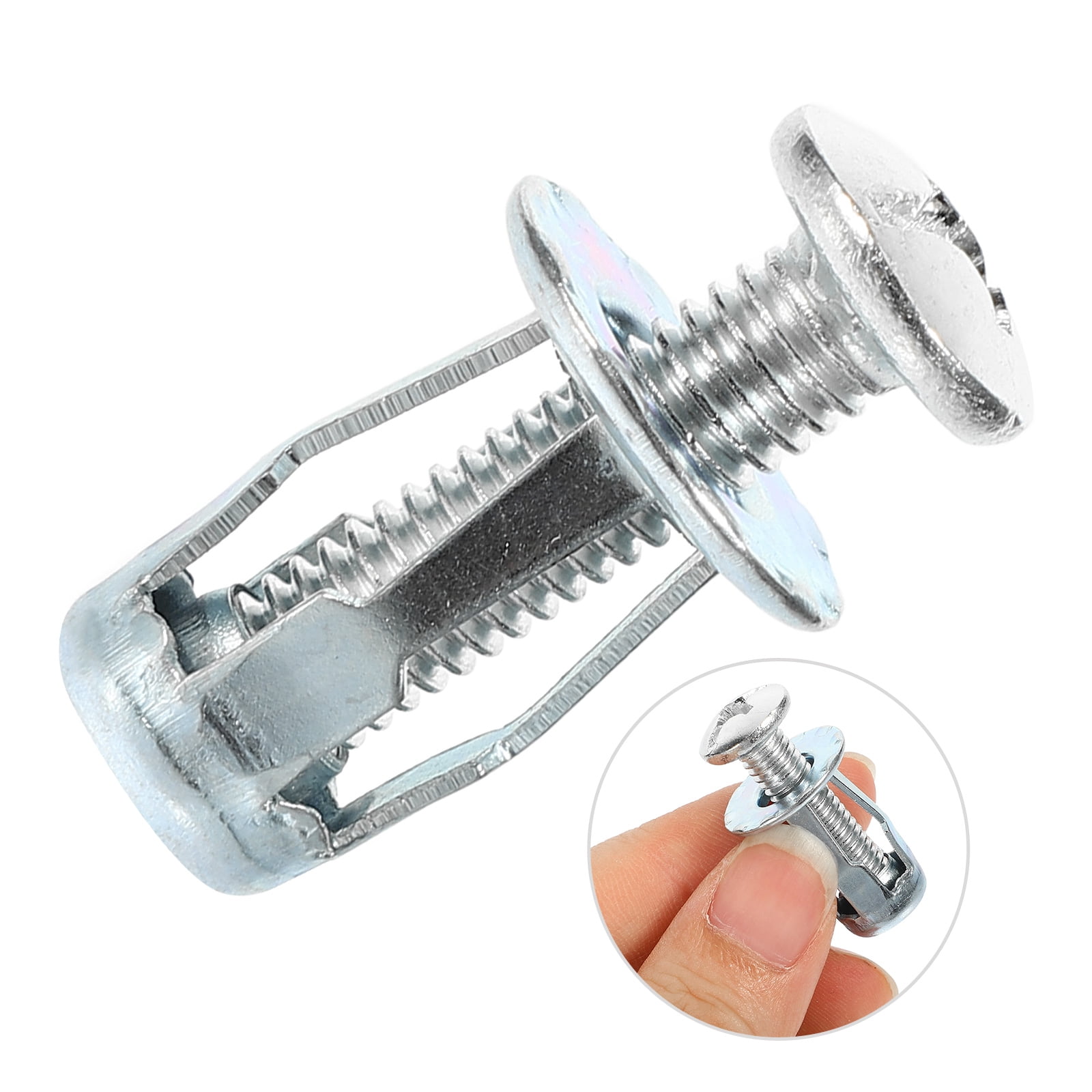 HEMOTON 25-Piece Threaded Insert Nut Sets for Metal Bolts, Wall Mount ...