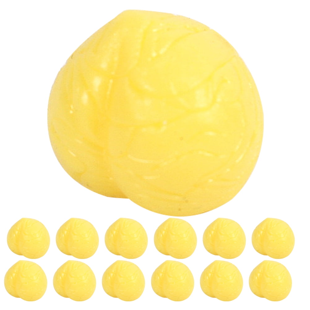 HEMOTON 25pcs Peach Shaped Squeeze Toy Mini Peach Toy Miniature Fruit ...