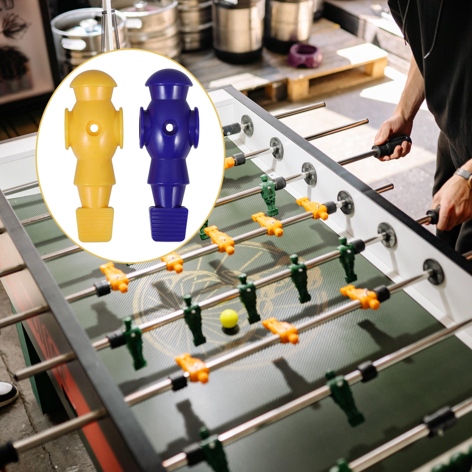 HEMOTON 26pcs Foosball Table Players Rod Foosball Soccer Table Football ...