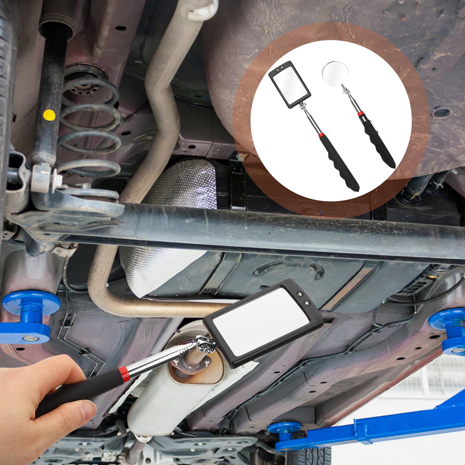 SOPOTUTU Inspection Mirror Lens Material for Toolbox 2Pcs - Walmart.com