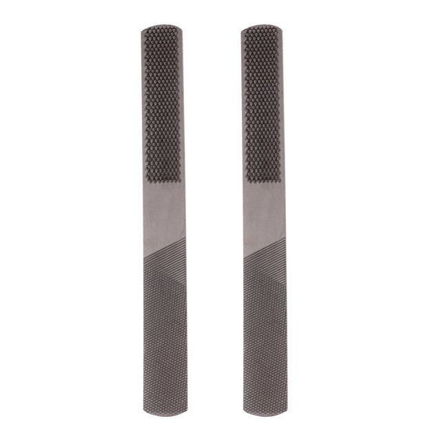 HEMOTON 2pcs 4 In 1 Carbon Steel Rasp File 8 Inch Woodworking File Hand ...