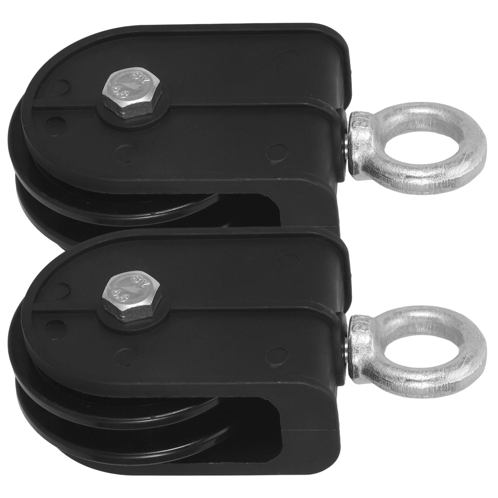 HEMOTON 2pcs Cable Pulley Swivel Pulley Wire Rope Crane Pulley Block ...