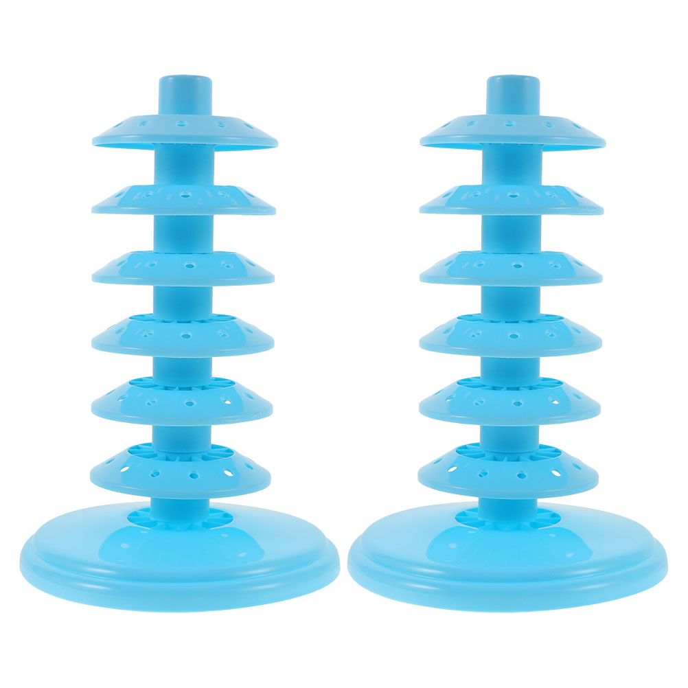 HEMOTON 2-Pack Cake Display Stand Tiered Lollipop Rack Organizer for ...