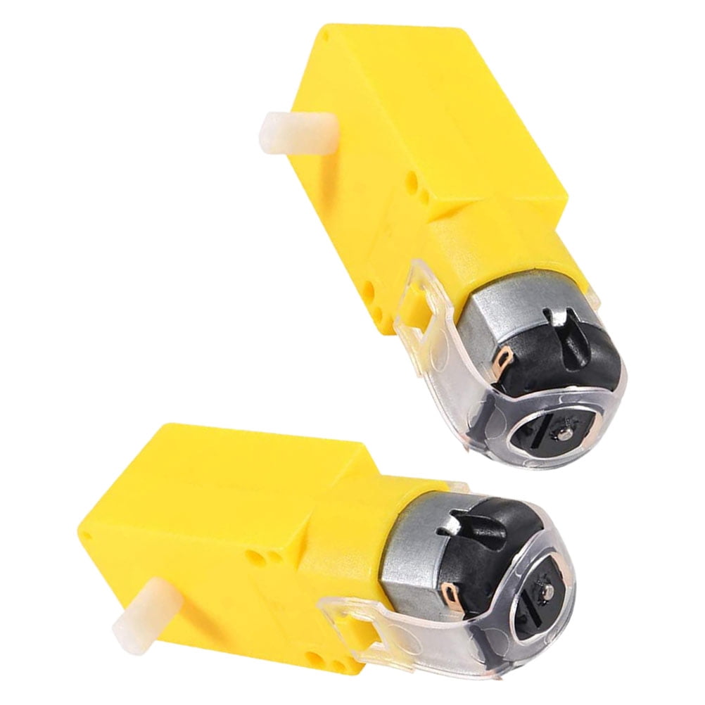 HEMOTON 2pcs Dc Motor 1:48 Gear Motor Dual Shaft Replacement RC Car ...