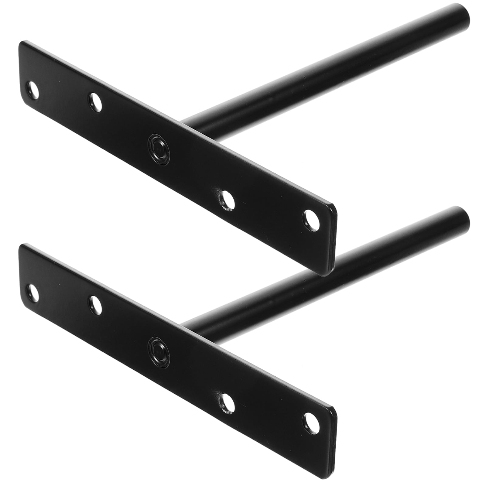 HEMOTON 2pcs Floating Shelf Brackets Wall Mounted Shelf Brackets Hidden ...