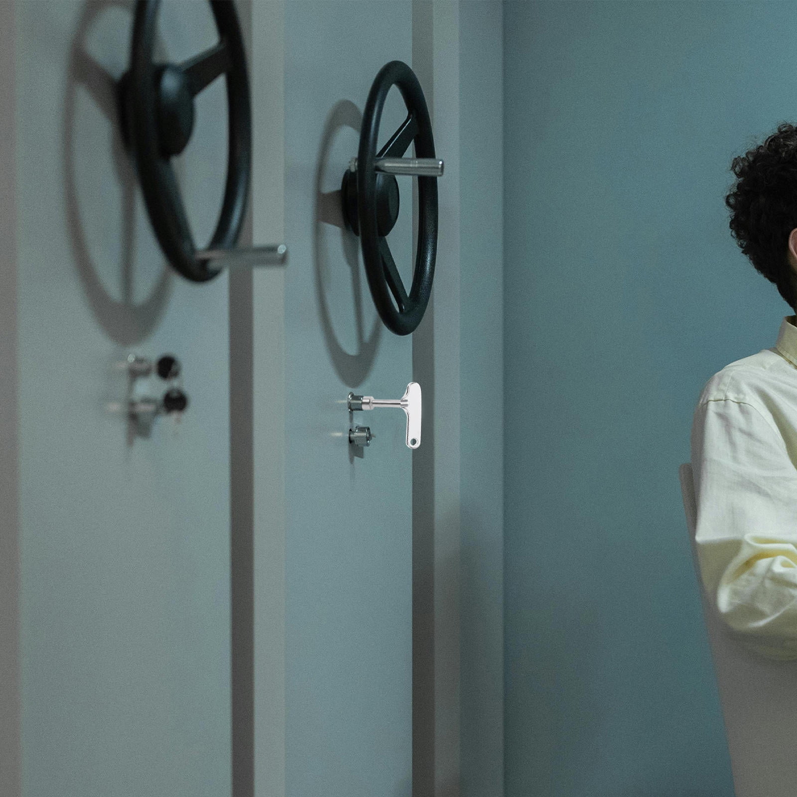 HEMOTON 2pcs L-shaped Triangle Keysheavy Equipment Key Set L-shaped Triangle Keys For Elevators ...