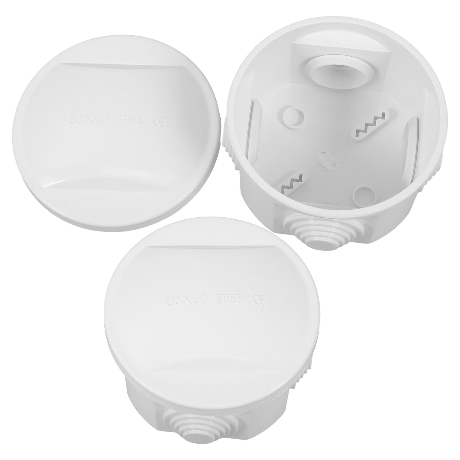 HEMOTON 2pcs Outdoor Junction Box Electronic Junction Waterproof Box ...