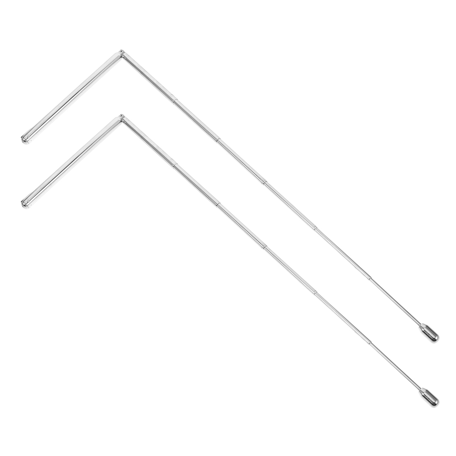 SOPOTUTU Water Dowsing Rod Detection Rod Silver Iron 2Pcs - Walmart.com