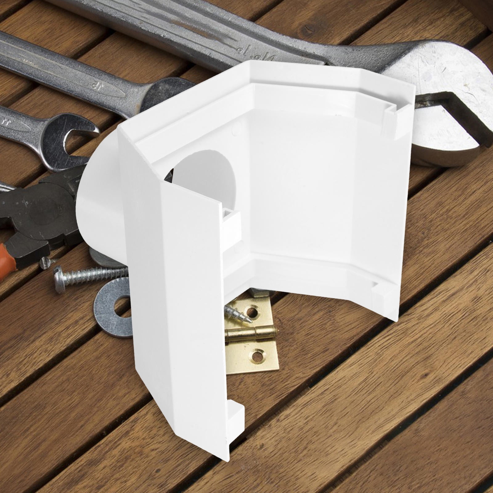 HEMOTON 2pcs Roof Gutter Drain Connectors Rainwater Downspout Fitting ...