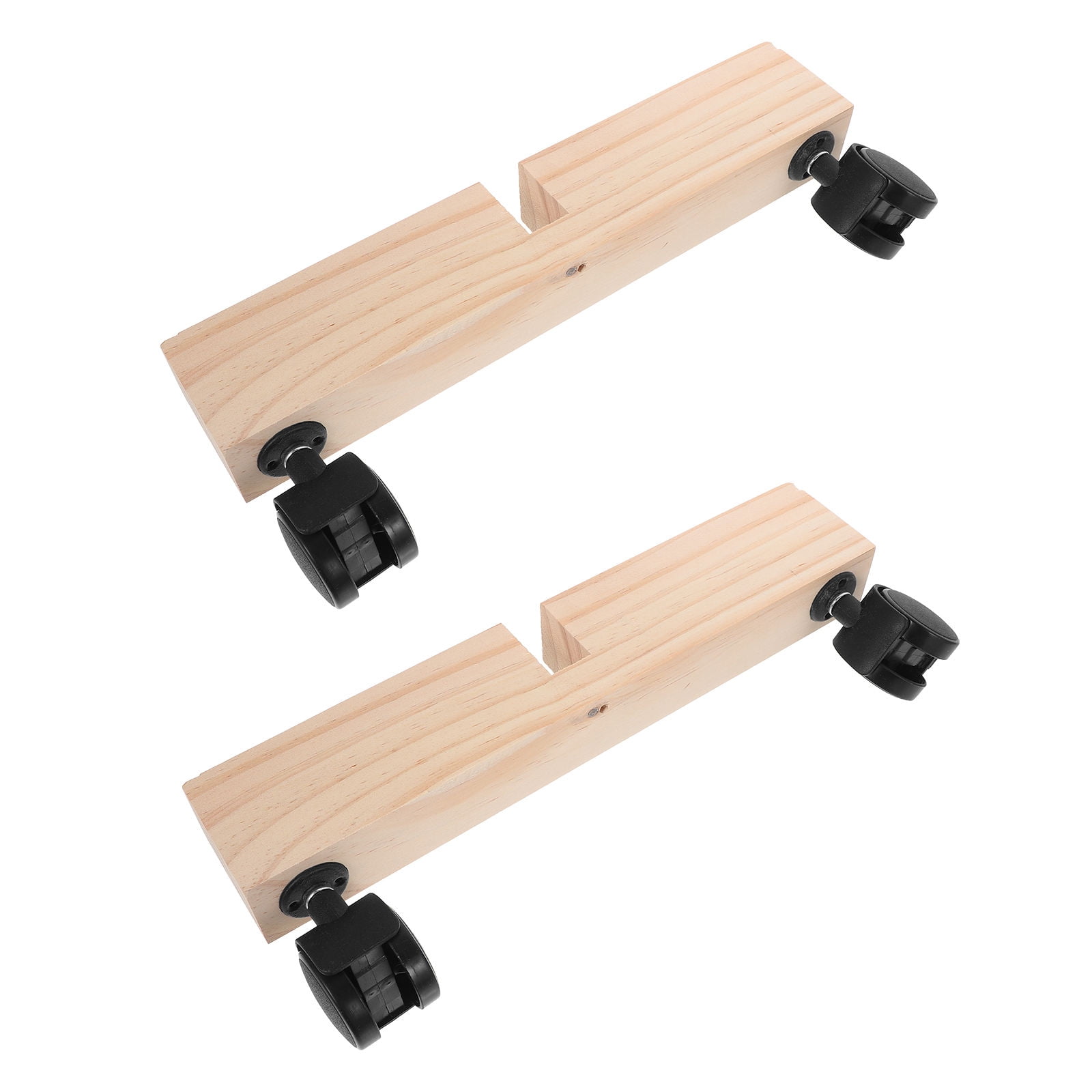 HEMOTON 2-Pack Folding Screen Room Divider Base Stand with Wheels for ...