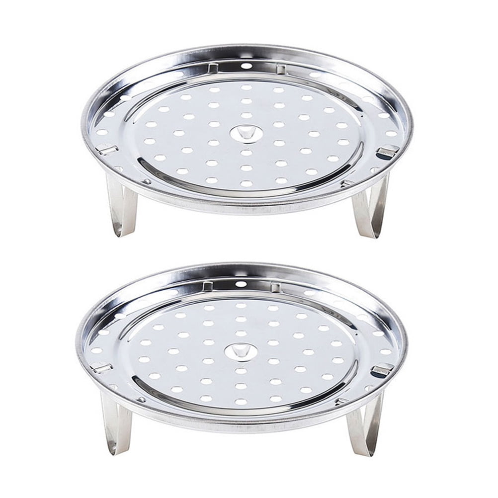 HEMOTON 2pcs Steamer Rack Cooker Rack Food Steaming Rack Stainless ...