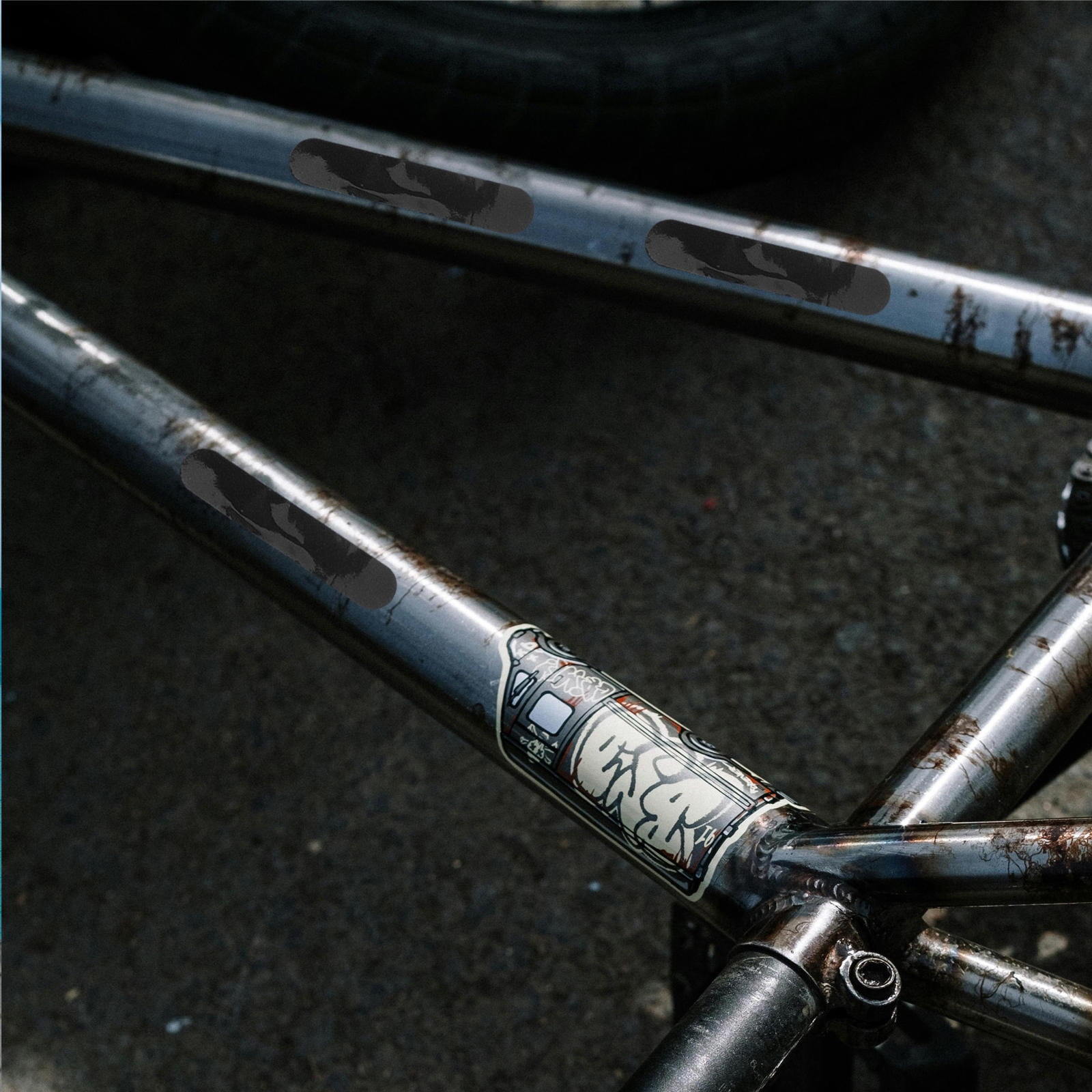 HEMOTON 3 Pcs Bike Frame Sticker Bicycle Chainstay Protector Decal ...