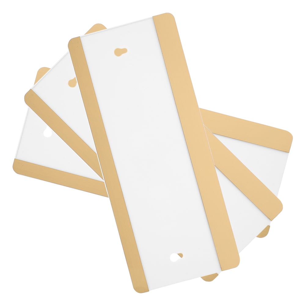 HEMOTON 3 Pcs Office Door Signs Warning Holder Wall Mount Man Golden ...