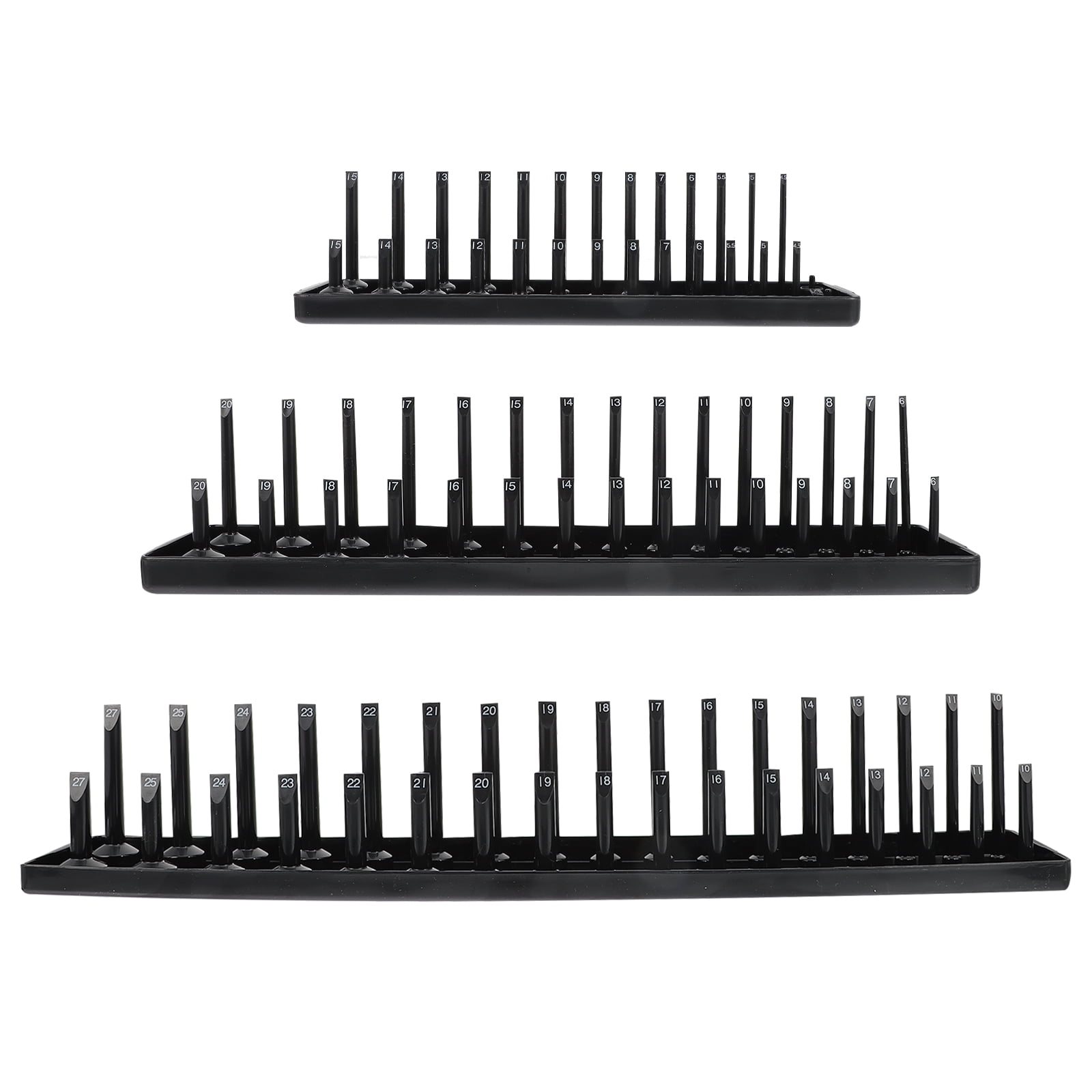 HEMOTON 3 Pcs Rack Socket Holder Mechanic Organization Tray - Walmart.com