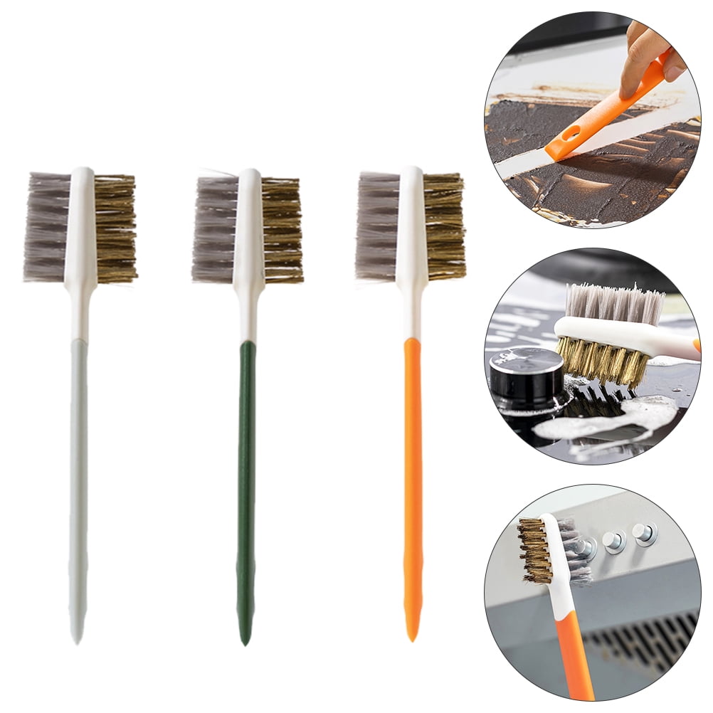 HEMOTON 3 Pcs Range Hood Cleaner Kitchen Tool Deep Brush Gas Stove ...