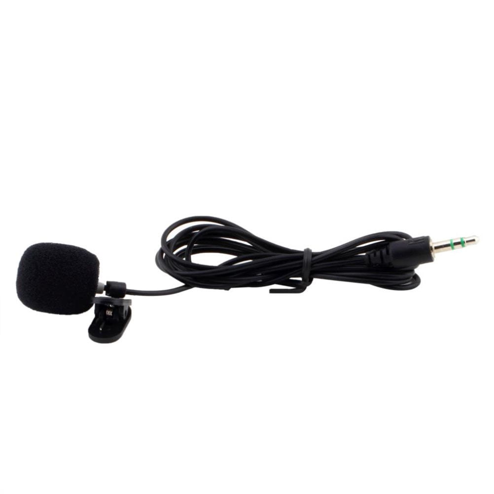 SOPOTUTU Black Collar Microphone with 22K Ohm Impedance and 3.5mm Jack ...
