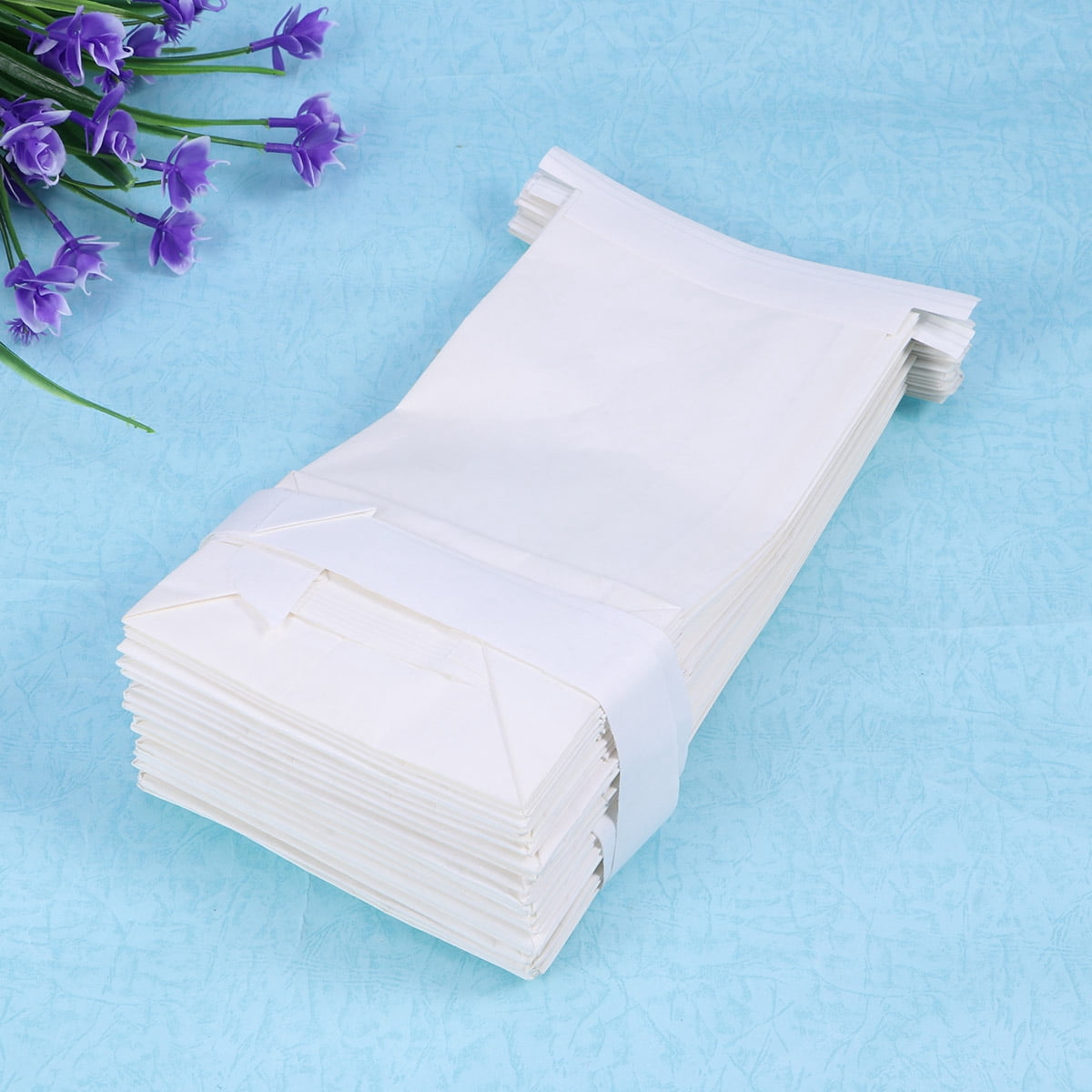 SOPOTUTU 30 Set Paper Sick Bags Material White for Travelers in Car ...