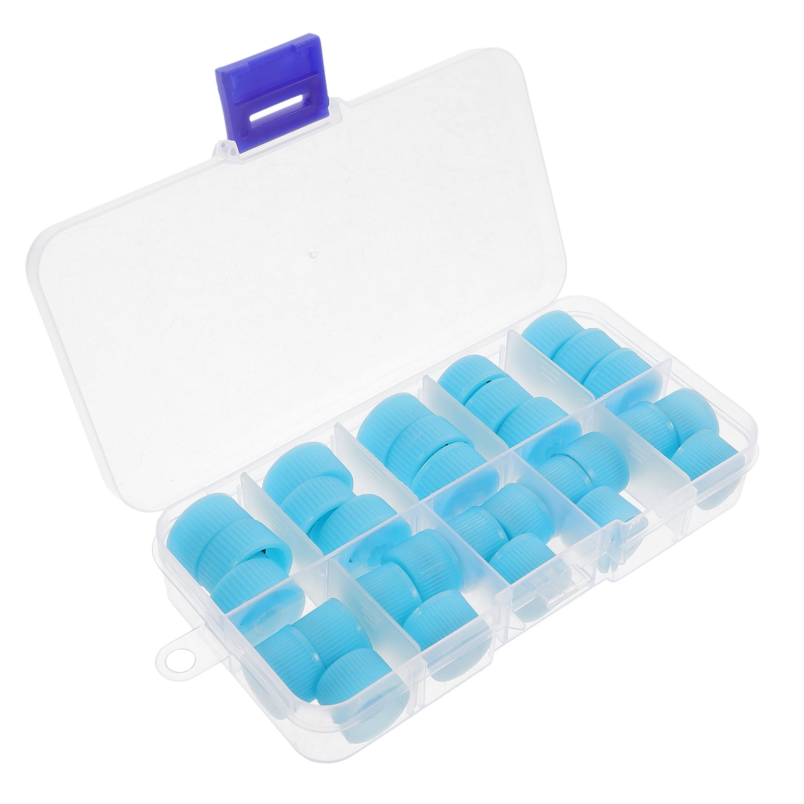 HEMOTON 30 Pcs Ac Port Cover Valve Core Caps R12 R134a Refrigeration ...