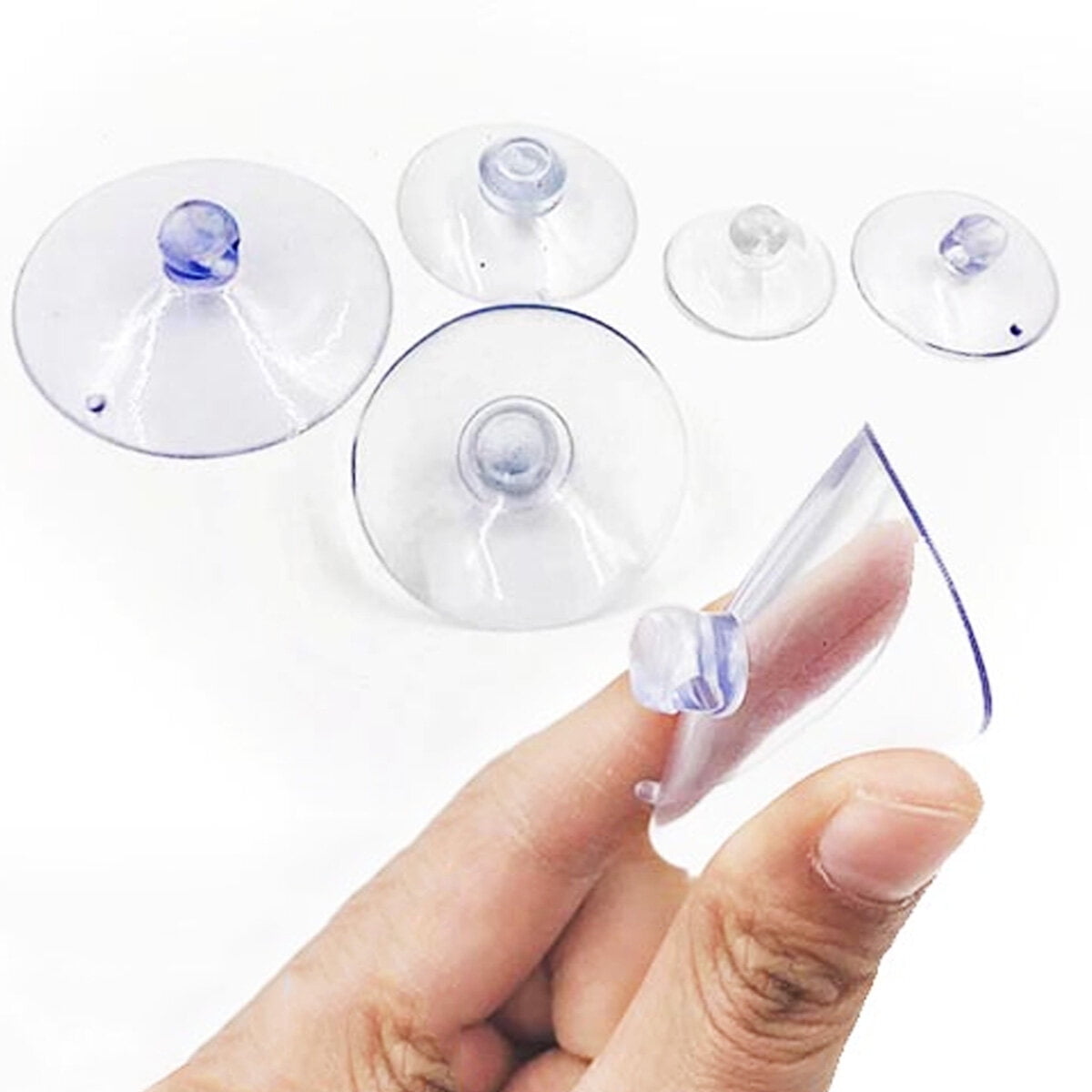 SOPOTUTU Strong Suction Cups Clear Plastic Transparent 30Pcs for Office ...