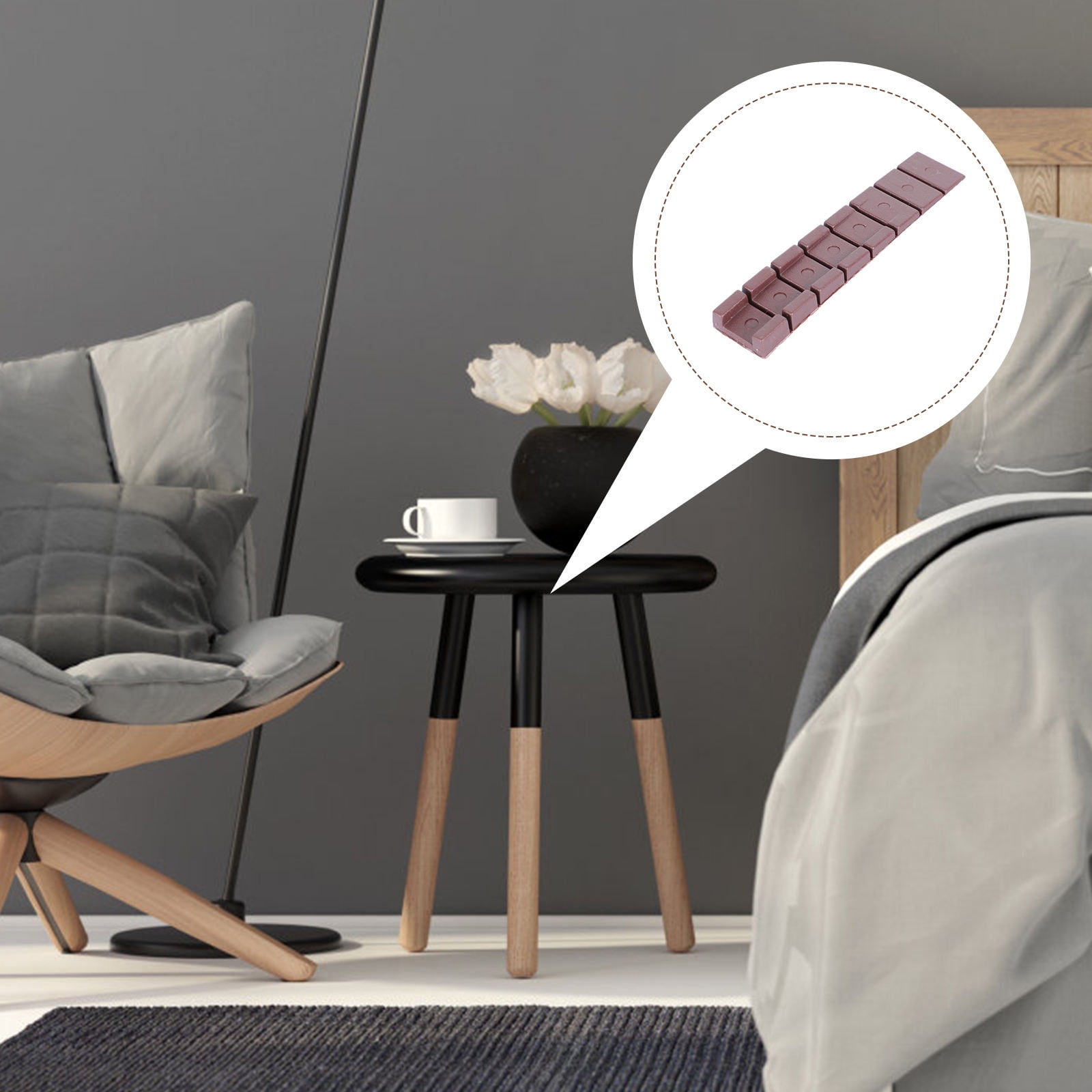 HEMOTON 30 Pcs Furniture Leveling Shim Sofa Table Shims Furniture ...