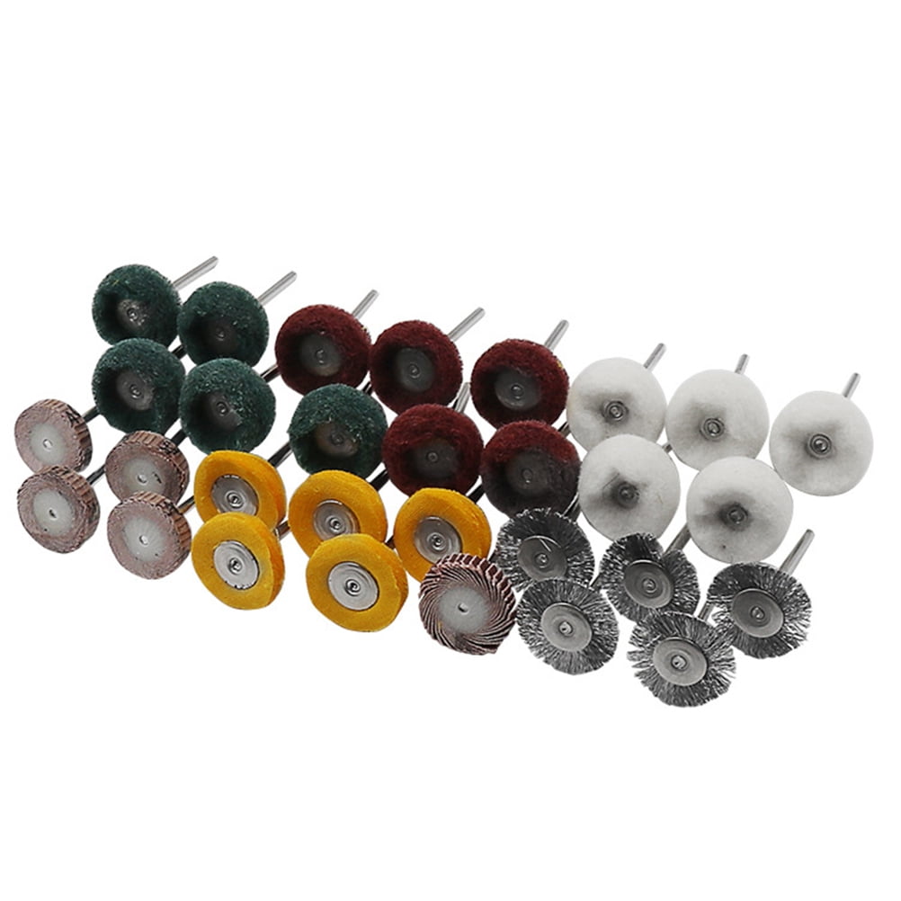 HEMOTON 30 Pcs Grinding Head Set Nozzle for Grinders Radial Wire Wheel ...