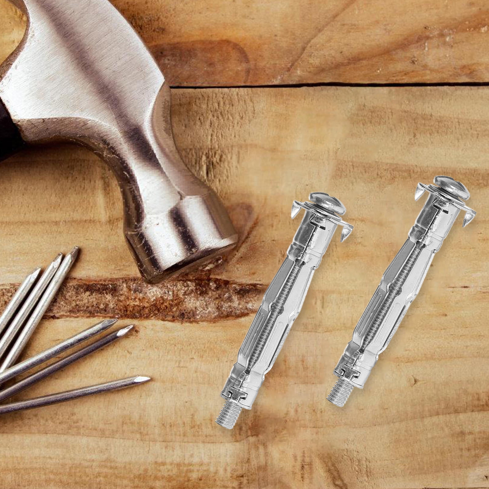 HEMOTON 30 Pieces Shallow Drywall Anchors for Hollow Wall Installation ...