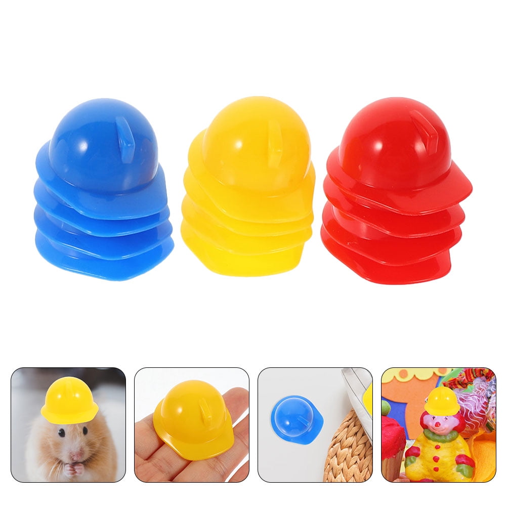 HEMOTON 30 Pcs Mini Safety Helmet Construction Hat Decor Hard Hats ...