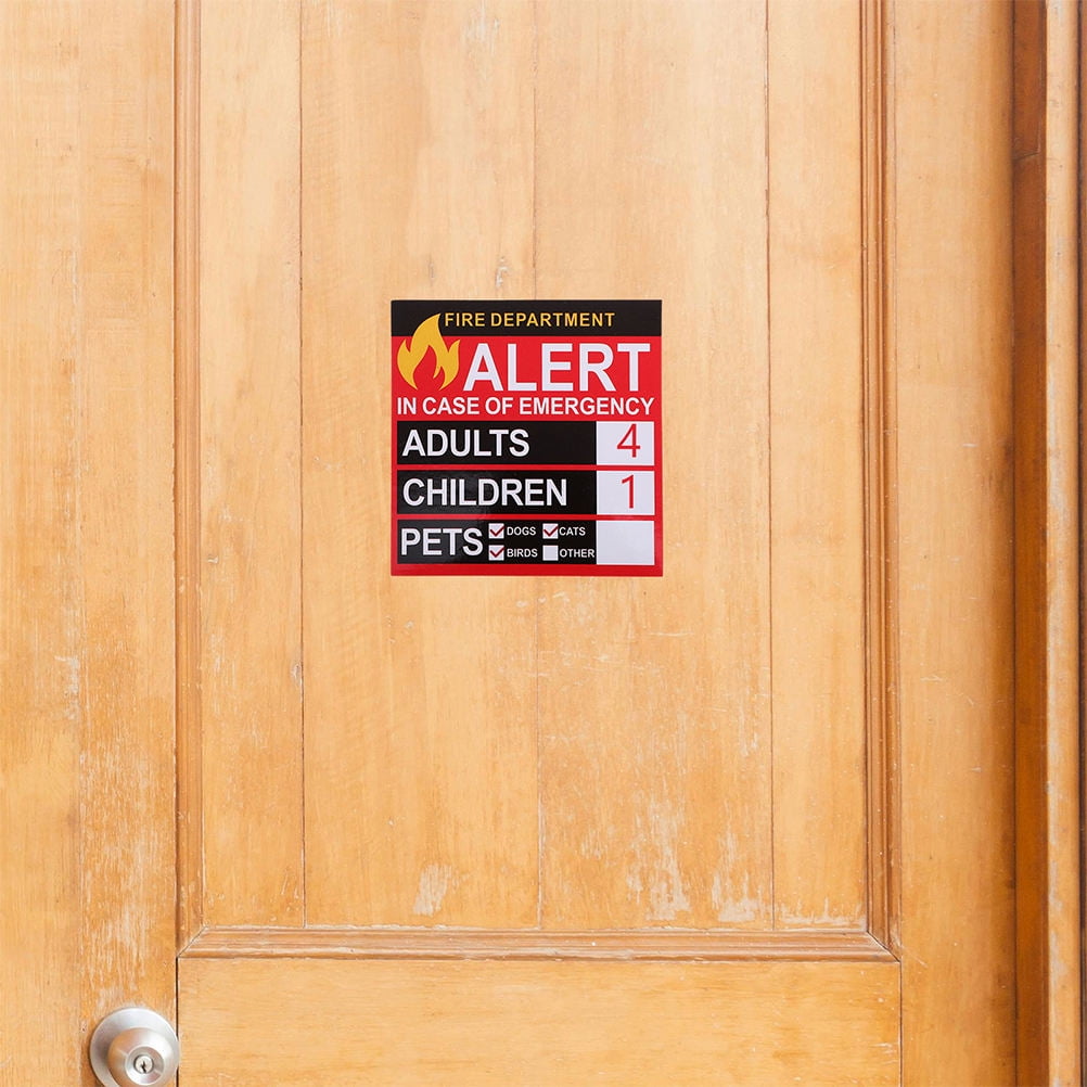 HEMOTON 30 Pcs Pet Inside Stickers Pets Alert Safety Fires Rescue ...