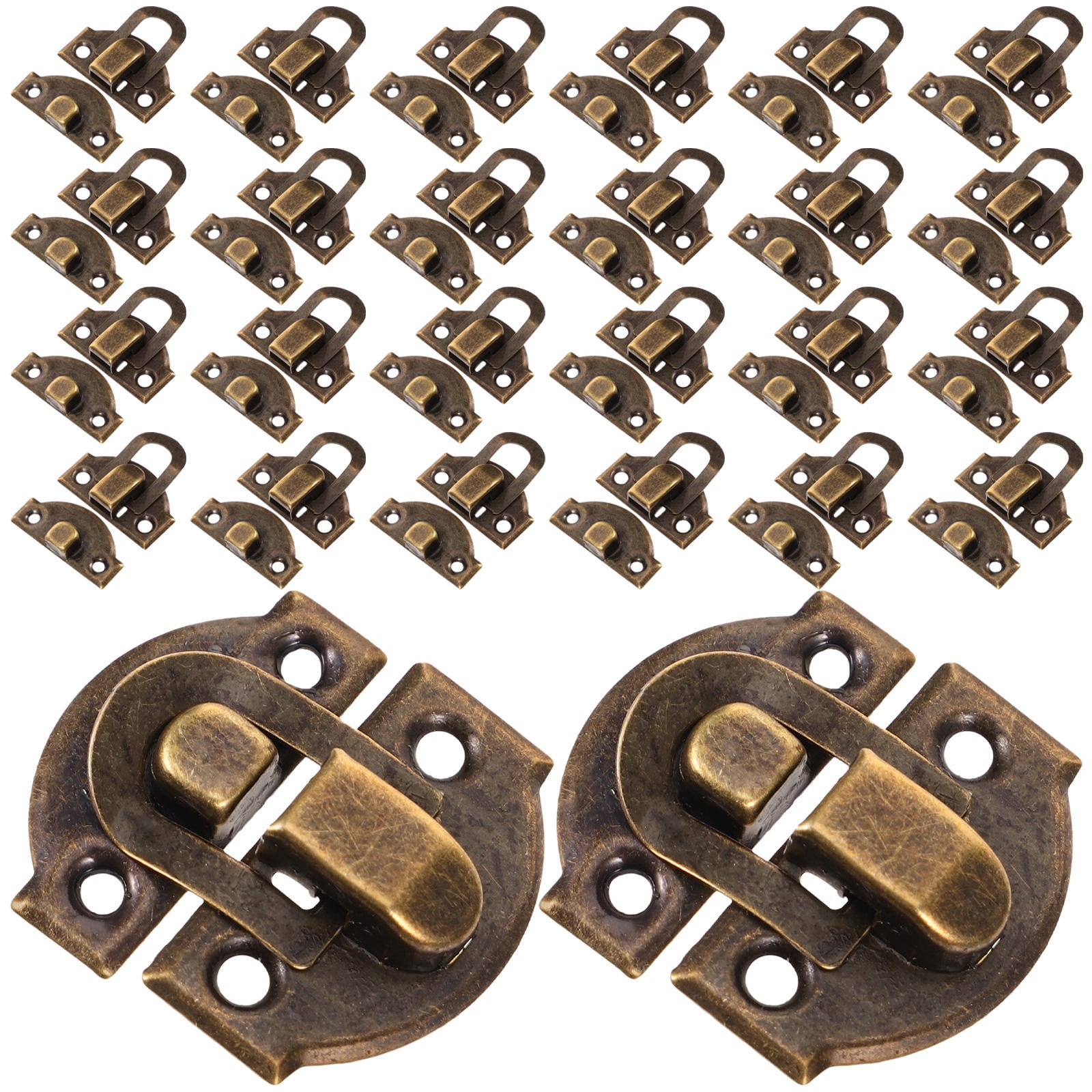 SOPOTUTU 30pcs Retro Hasp Lock Fastener for Wooden Boxes and Jewelry ...