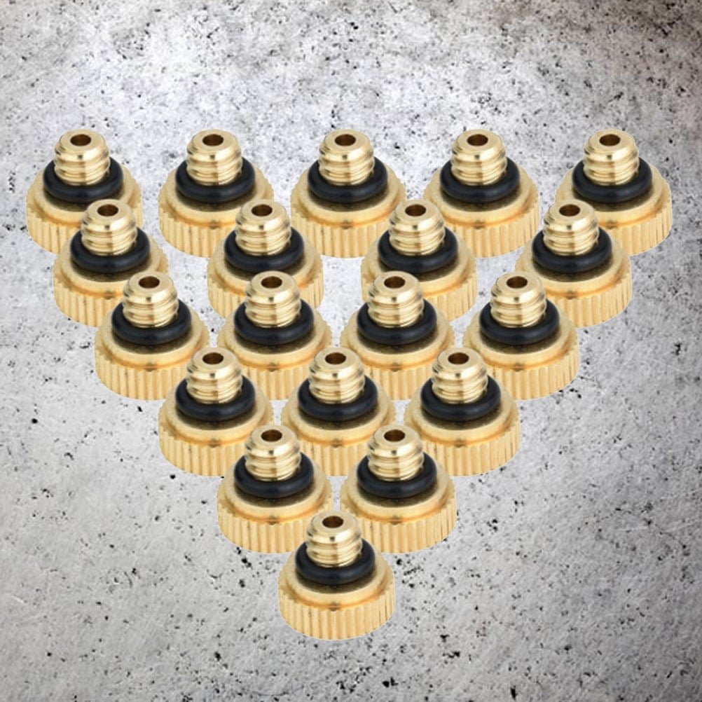 HEMOTON 32 PCS Low Pressure Misting Nozzles Fog Fogging Spray Head ...