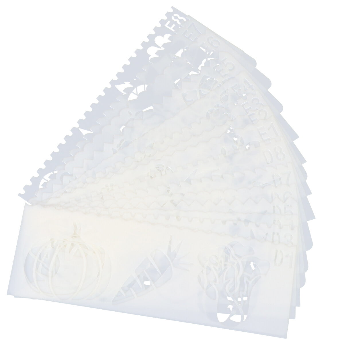 HEMOTON 32 Pcs Drawing Template Set Floral Stencil Painting Stencils ...