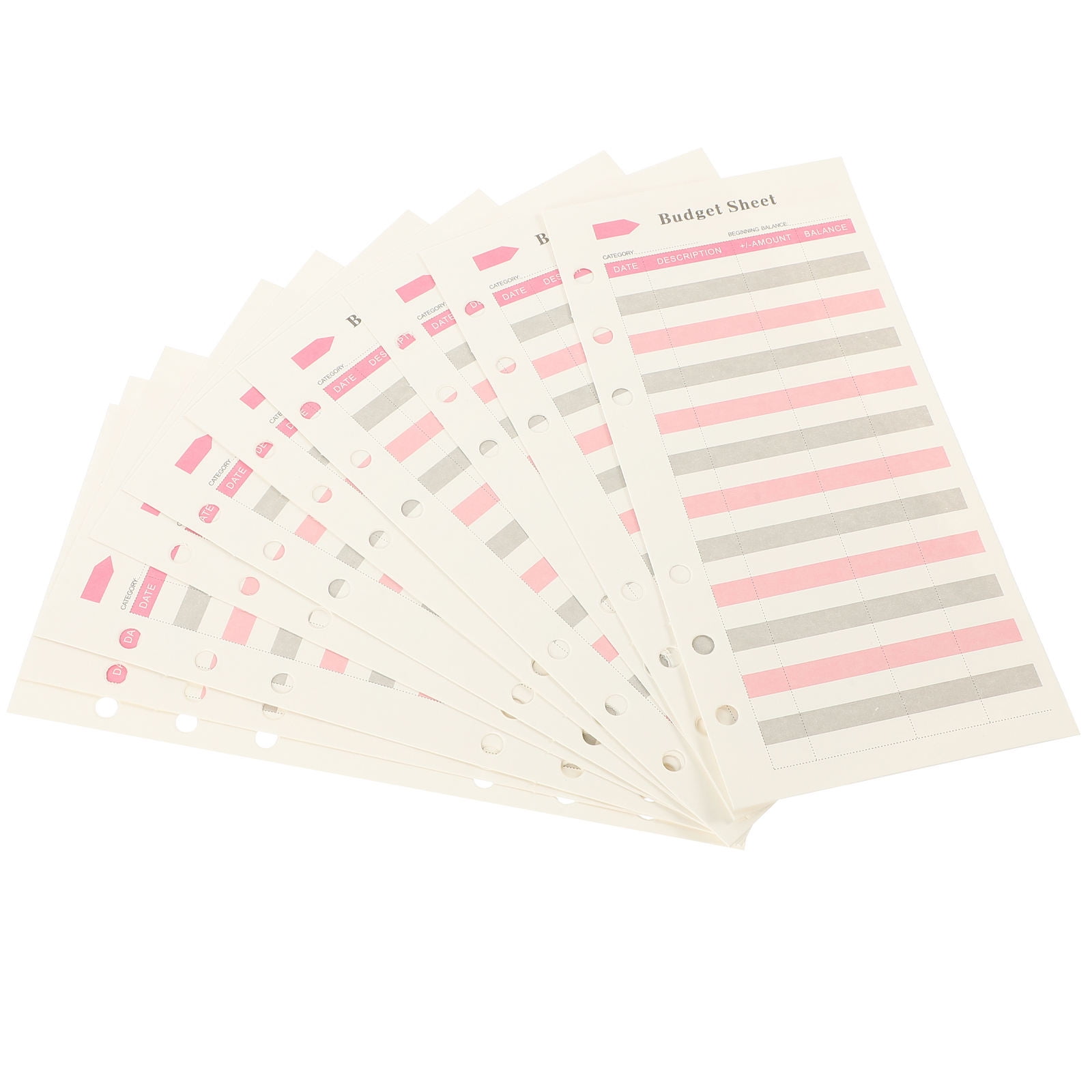 HEMOTON 36 Sheets of Portable Budget Sheets Daily Budget Planners ...