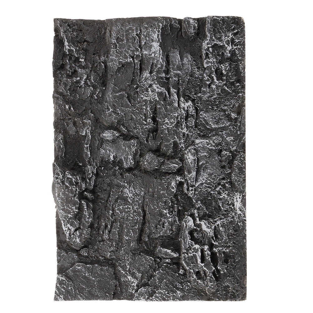 HEMOTON 3D Fish Tank Background Reptile Tank Background Board Realistic ...