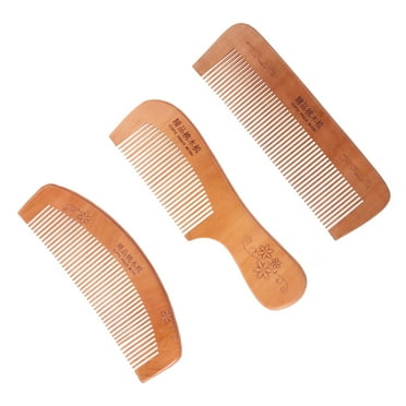 SoulGenie Handcrafted Neem Wood Comb - 7 inches Fine Tooth, Ecofriendly ...