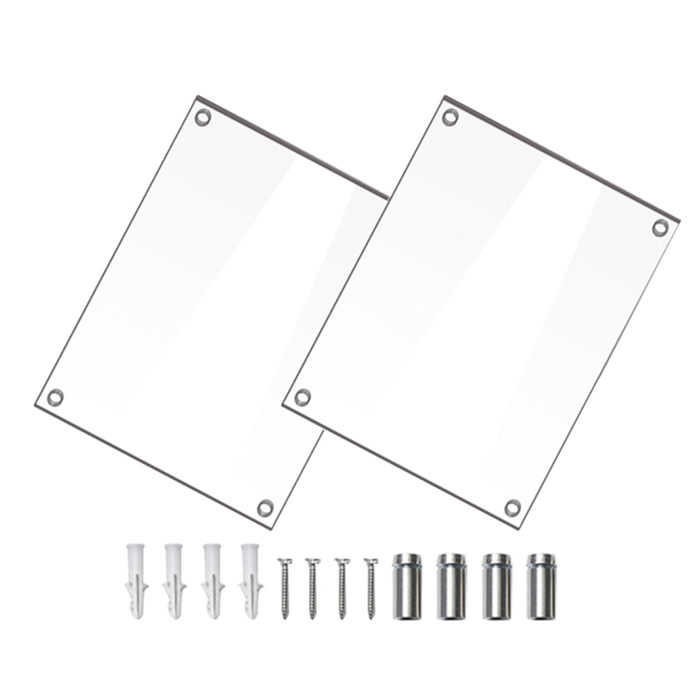 DEEPCRAFF Photo Holder Acrylic Wall Hanging Display 1Pack 7.2X5.2X0.4In ...