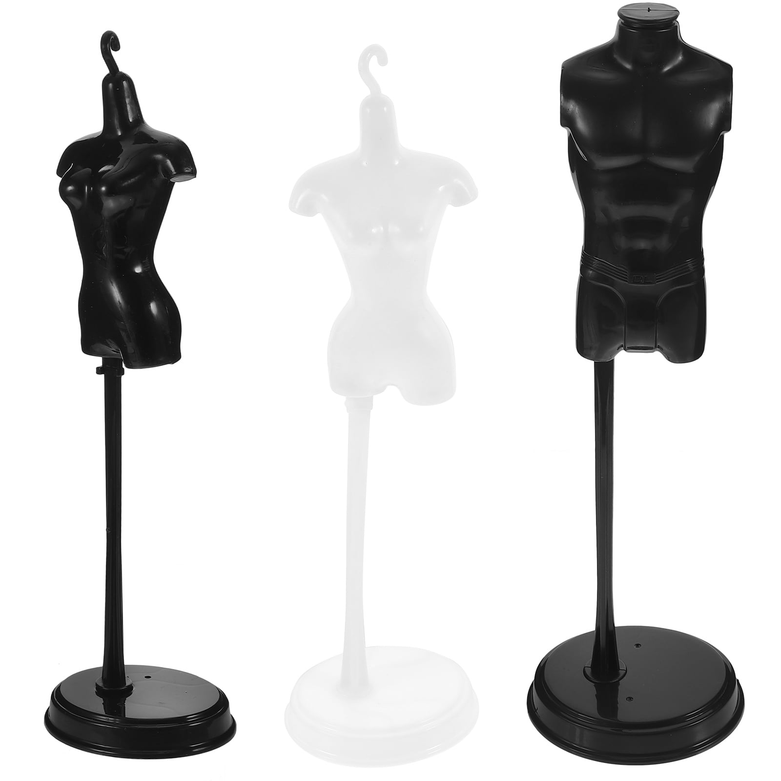 HEMOTON 3Pcs Mini Clothing Stands for Clothes Display and Support in ...