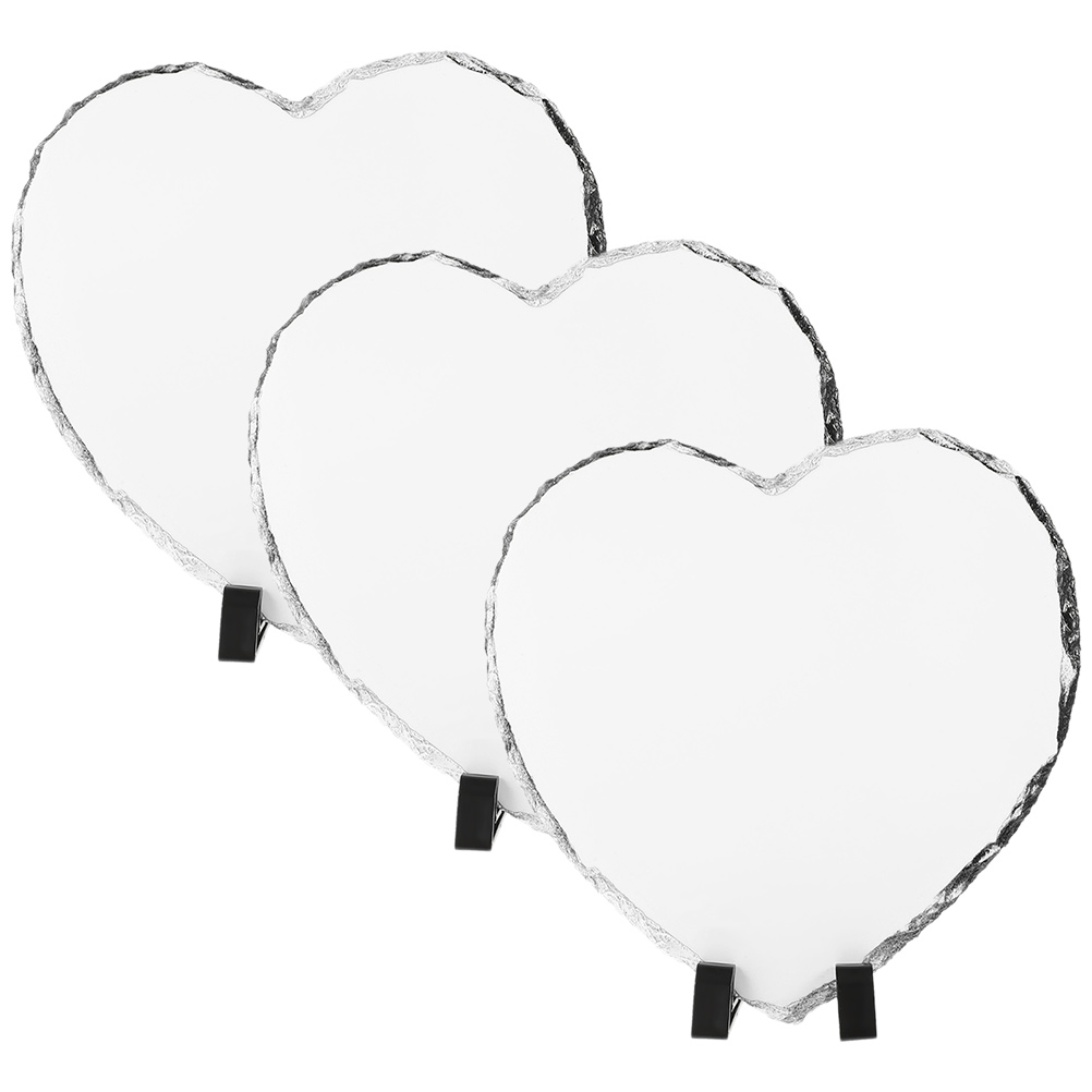 HEMOTON 3pcs Blank Sublimation Picture Blank Photo Sublimation Display ...