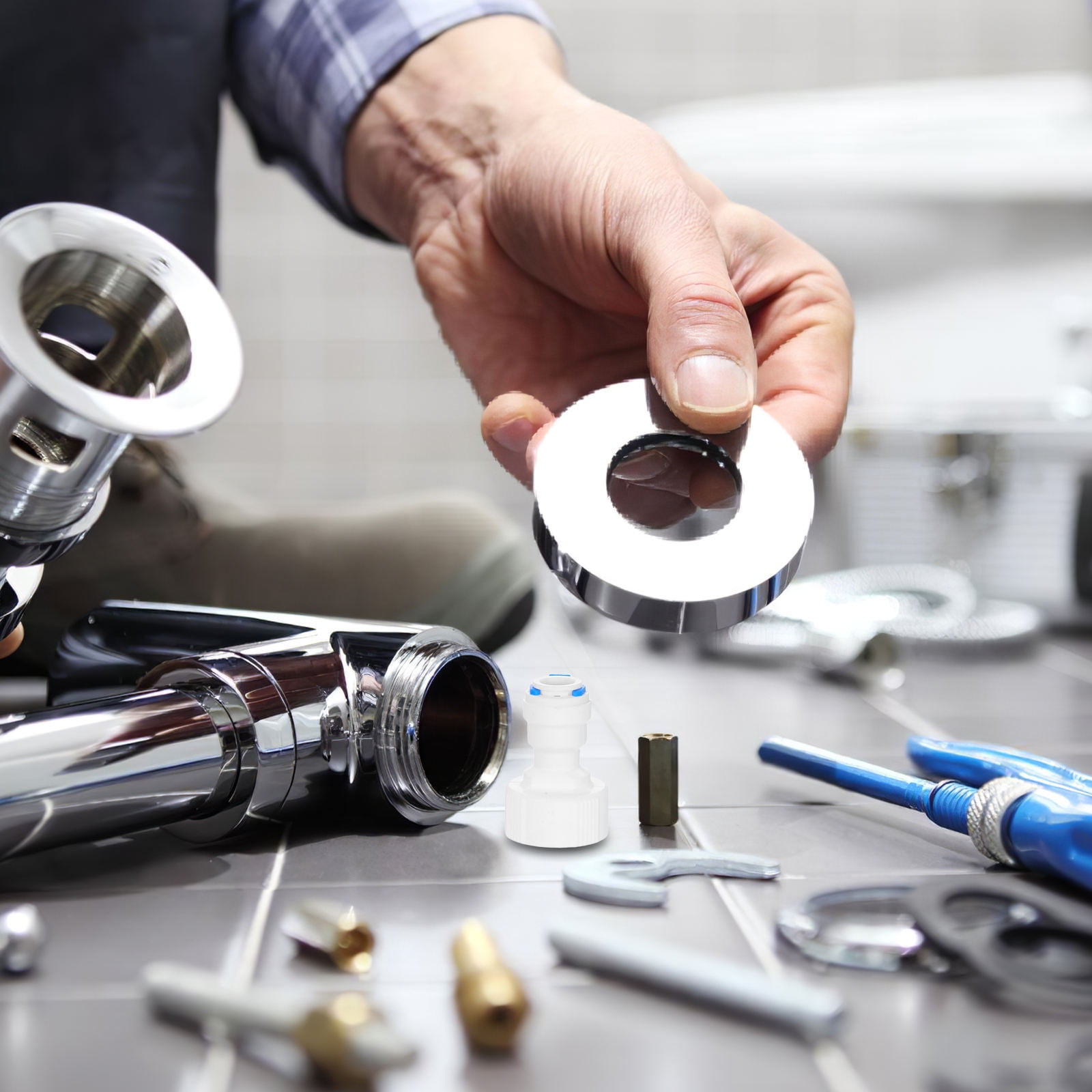 HEMOTON 3pcs Thread Quick Connect Hose Adapter Fast Connection Reducing ...