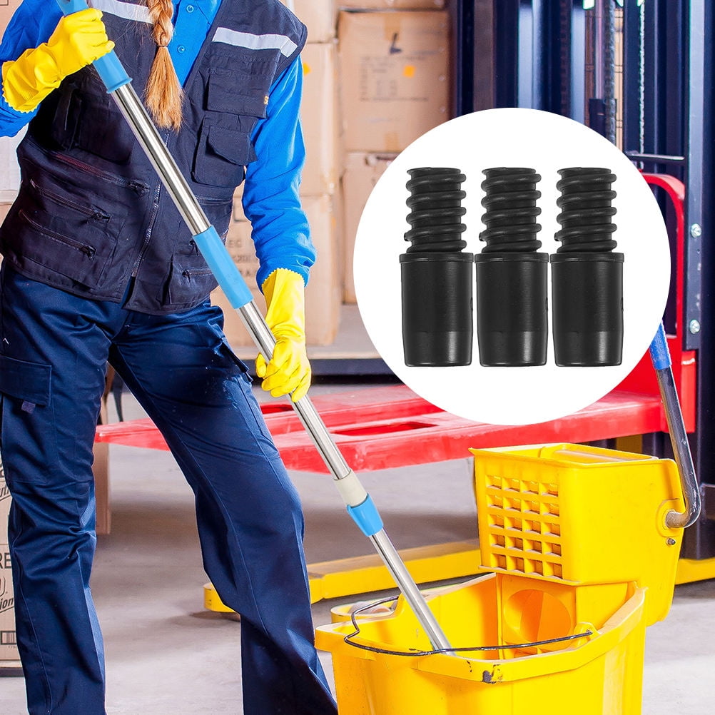 HEMOTON 3-Pack Threaded Tip Replacement Extension Poles for Broom ...