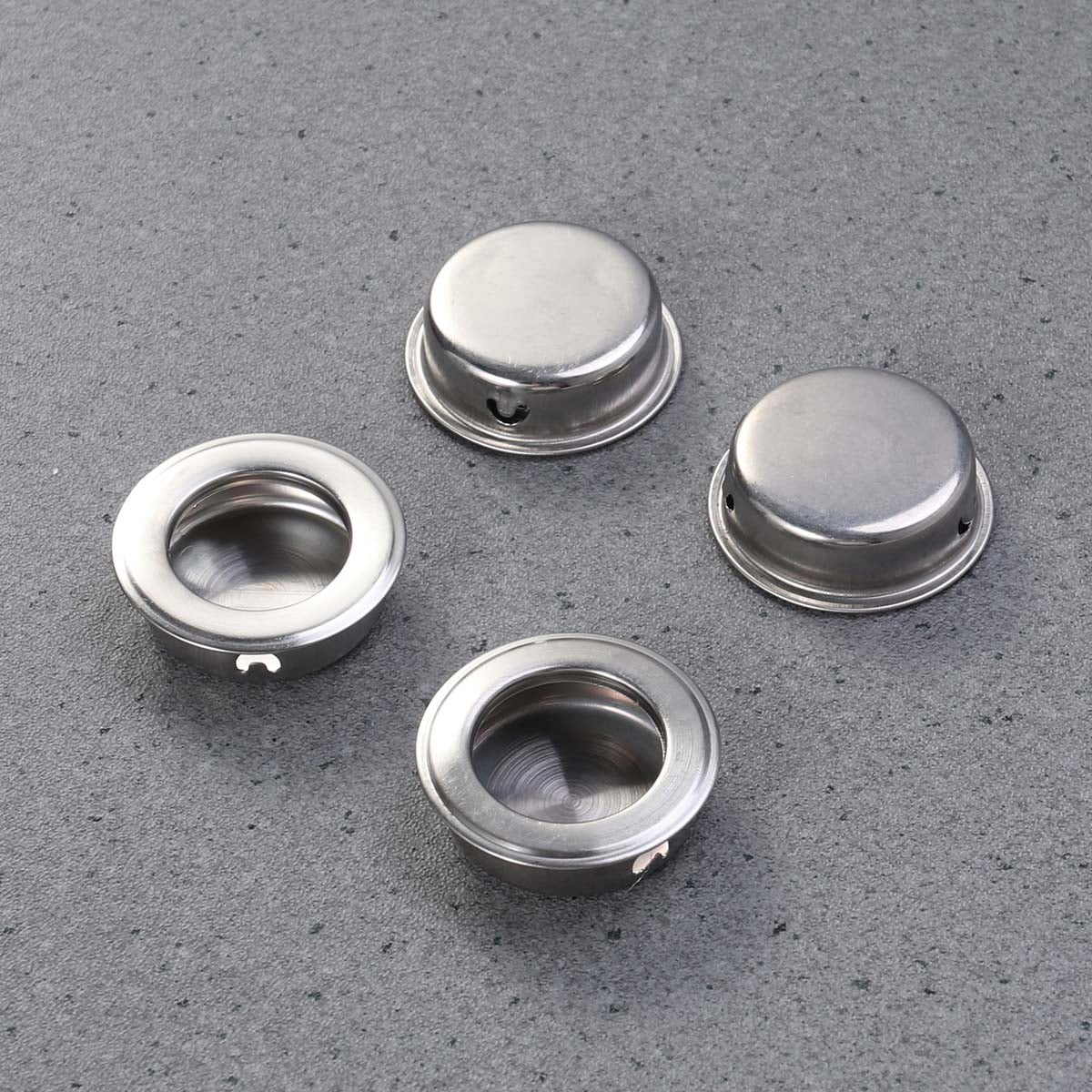 HEMOTON 4 PCS Cabinet Pull Drawer Pulls Kitchen Handles Circular Insert ...